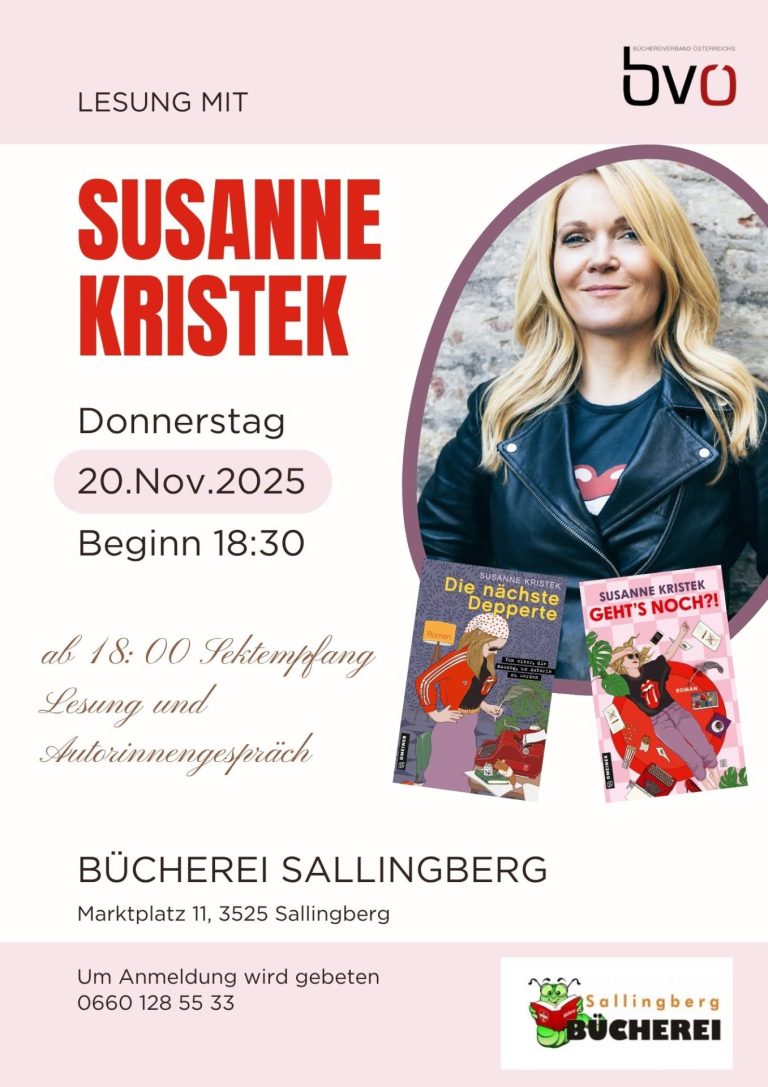 Lesung mit Susanne Kristek – Sallingberg im Waldviertel